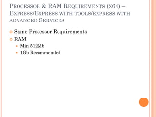 1. planning an sql server install | PPTX