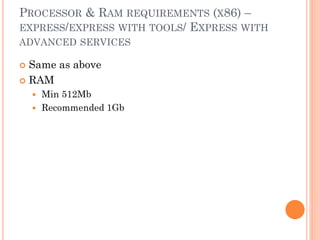 1. planning an sql server install | PPTX