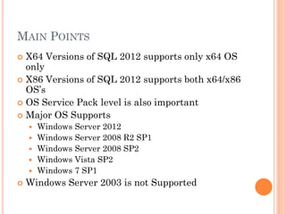 1. planning an sql server install | PPTX