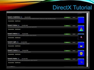 [NHN_NEXT] DirectX Tutorial 강의 자료 | PPTX