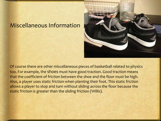 the physics of basketball | PPTX