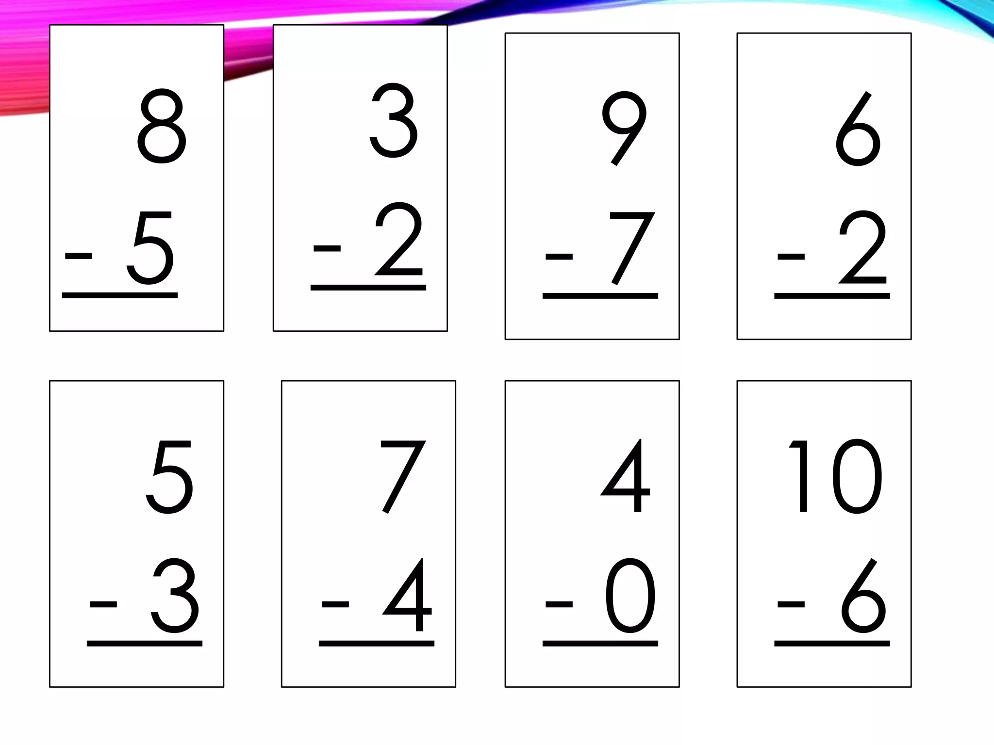 1. subtracting numbers without regrouping | PPTX