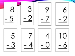1. subtracting numbers without regrouping | PPTX