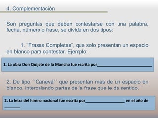 1. pruebas escritas | PPTX