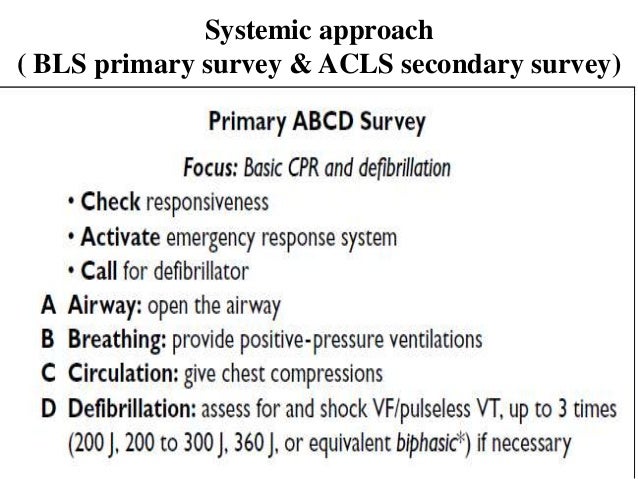 ACLS.systemic approach