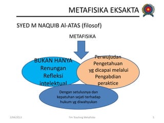 metafisika eksakta | PPTX