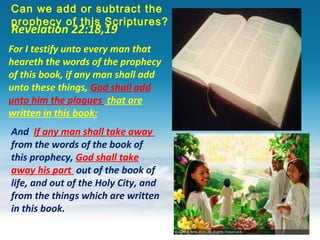 Bible Study # 1: the importance of the bible | PPT