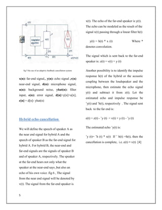 Echo Cancellation Paper | DOCX