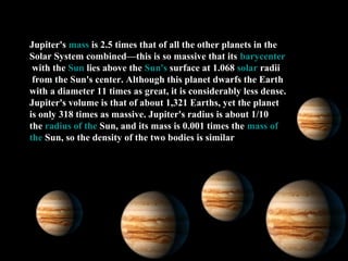 The planet Jupiter | PPT