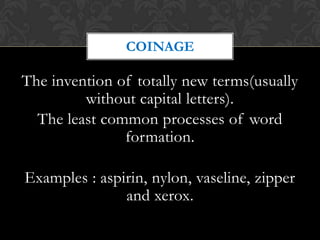 1. word formation | PPTX