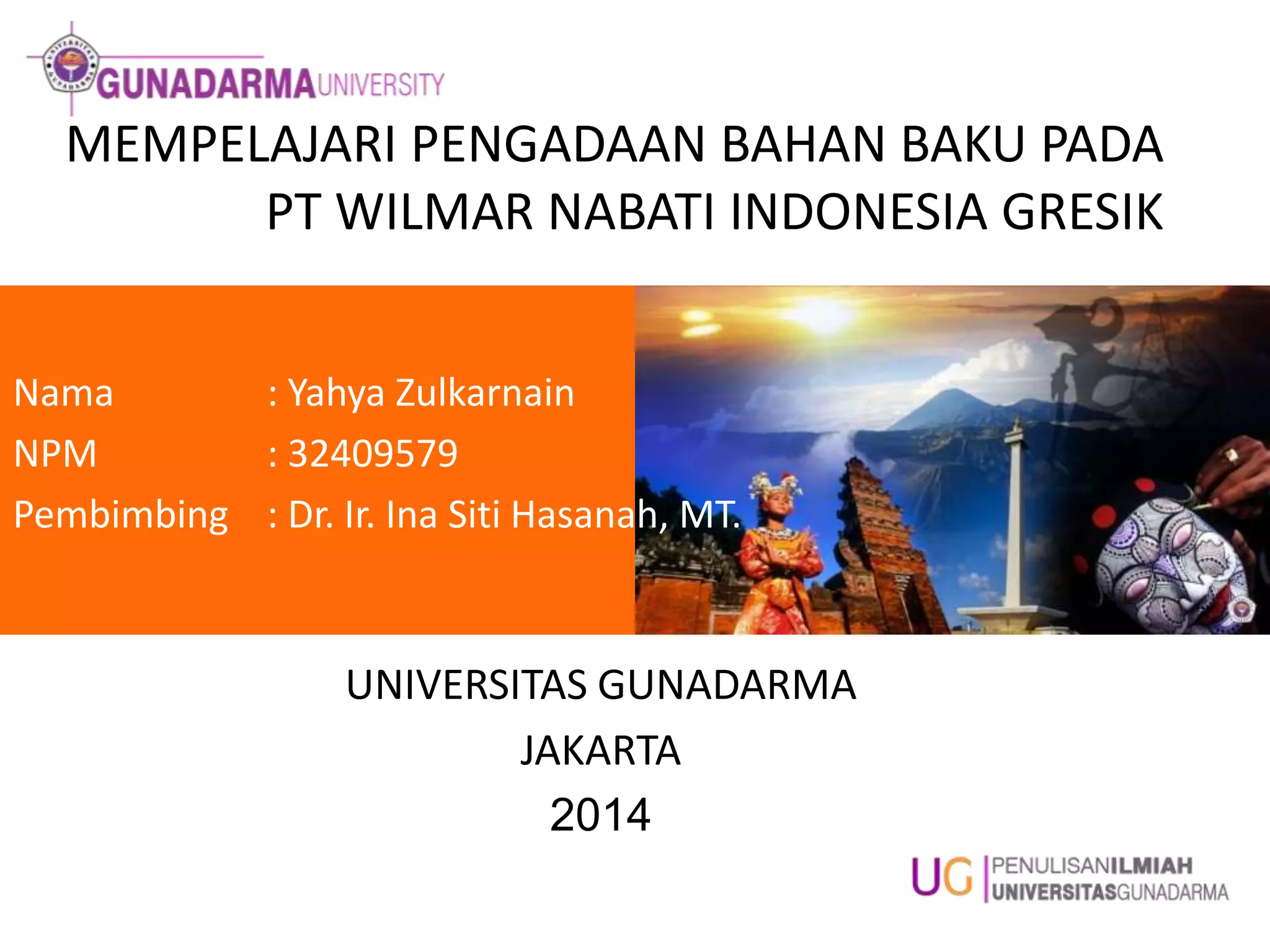 Presentasi Sidang Laporan Kerja Praktek | PPTX