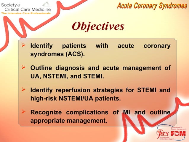 Acute coronary syndrome management | PPT