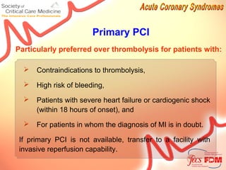 Acute coronary syndrome management | PPT
