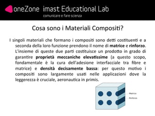 [imast edulab] 1 - I materiali compositi - Introduzione | PDF