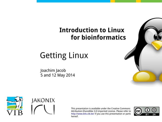 Part 1 Of Introduction To Linux For Bioinformatics Introduction Ppt 7160