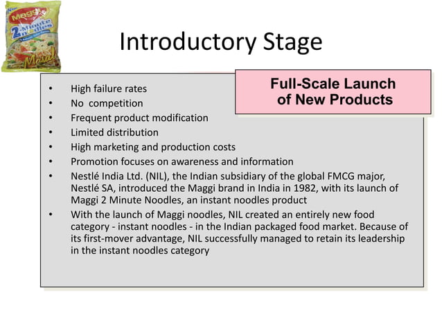 1. maggi the-product-life-cycle | PPT