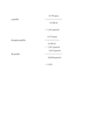 Kerapatan Dan Berat Jenis | DOCX