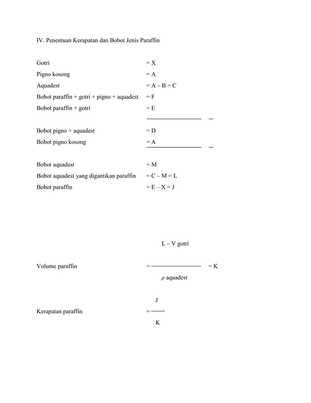 Kerapatan Dan Berat Jenis | DOCX