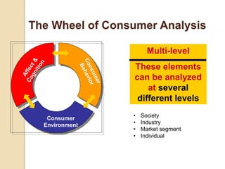 1. the wheel of consumer analysis is flexible and can aid in ...