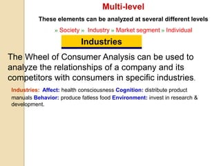 1. the wheel of consumer analysis is flexible and can aid in ...