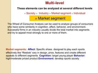 1. the wheel of consumer analysis is flexible and can aid in ...