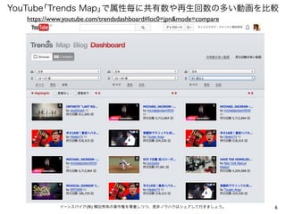 YouTube｢Trends Map｣日本の動画に対応:特定の都市や地域で人気の高い動画を探す | PPT