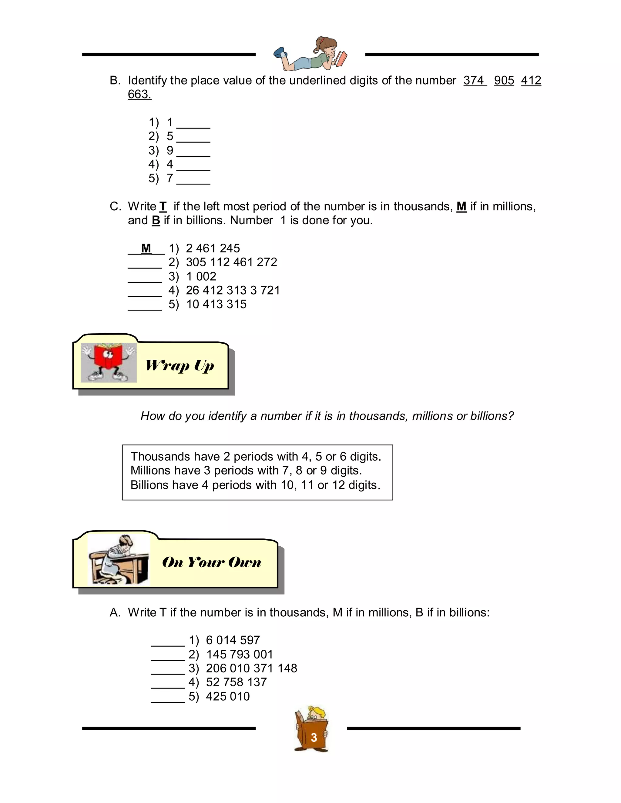 1. numbers from 100 001 through millions billions (1) | PDF