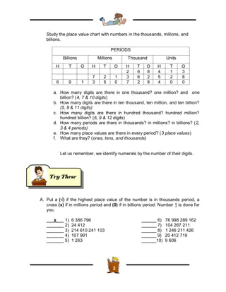 1. numbers from 100 001 through millions billions (1) | PDF