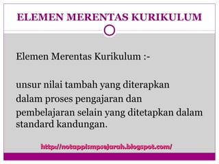 1.5 elemen merentas kurikulim emk | PPS