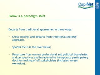 1. chapter 1 part 1 introduction to iwrm | PDF