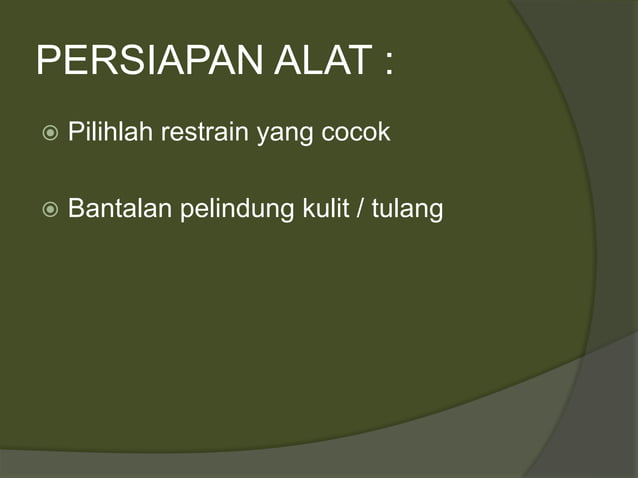 1. pemasangan restrain AKPER PEMKAB MUNA | PPT