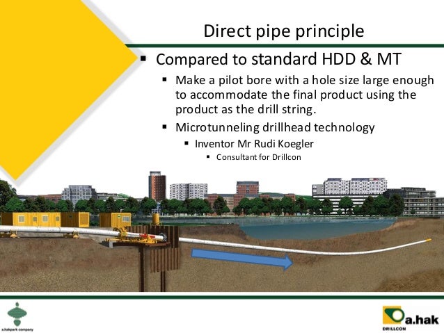 DSD-NL 2014 - Geo Klantendag - 1. leidinginstallatie met direct pipe