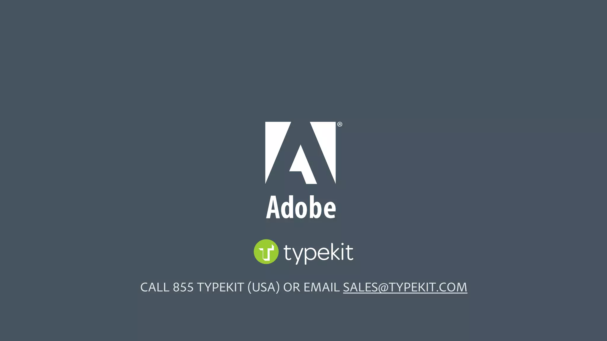 1. adobe typekit overview for custom fonts | PPT