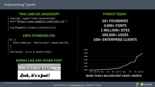1. adobe typekit overview for custom fonts | PDF