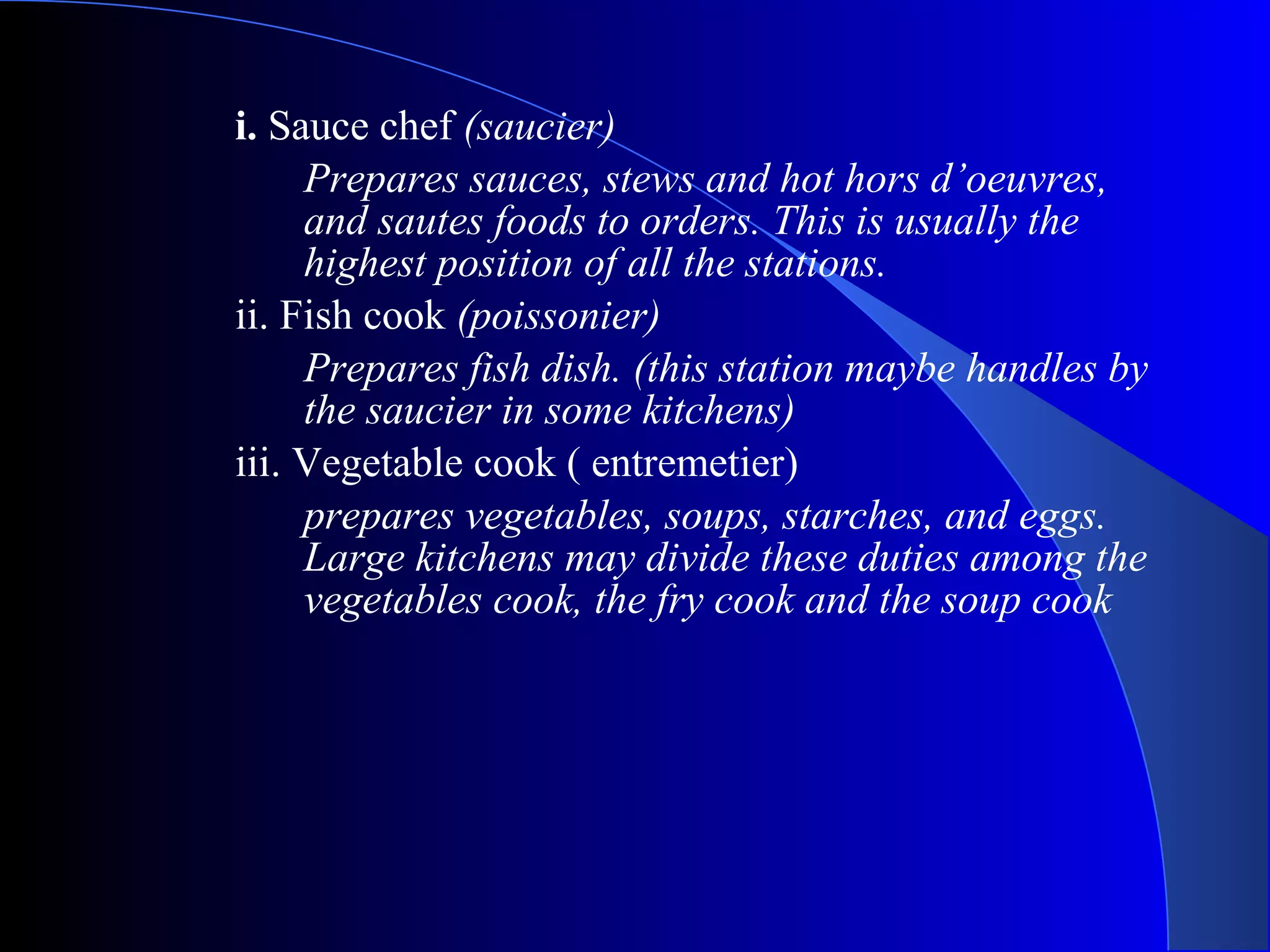 1.0 Introduction to kitchen operation | PPT