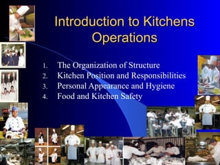 1.0 Introduction to kitchen operation | PPT