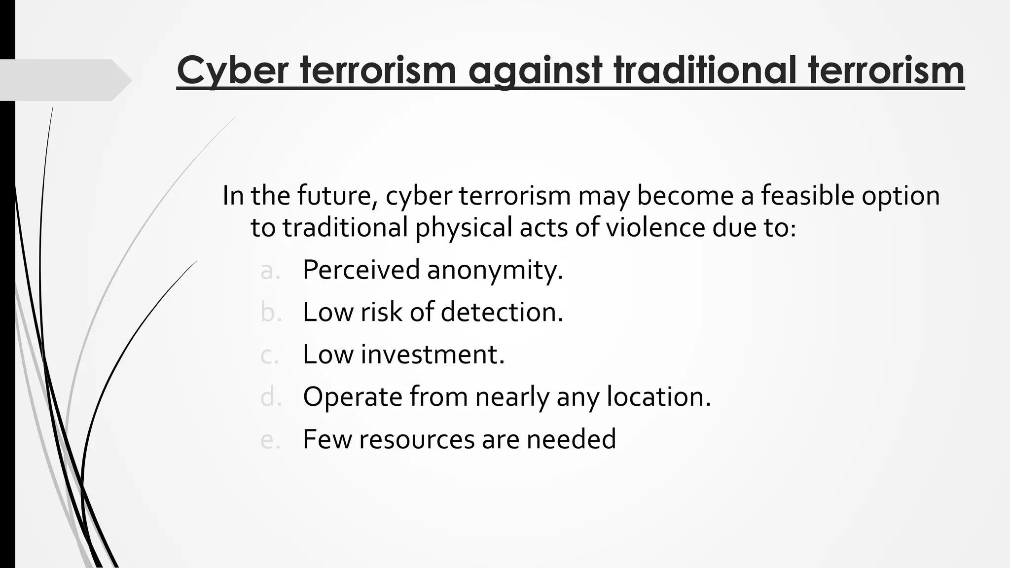 CYBER TERRORISM | PPTX