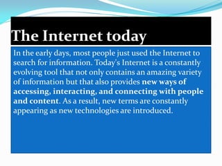 What exactly is the Internet and how does it work | PDF