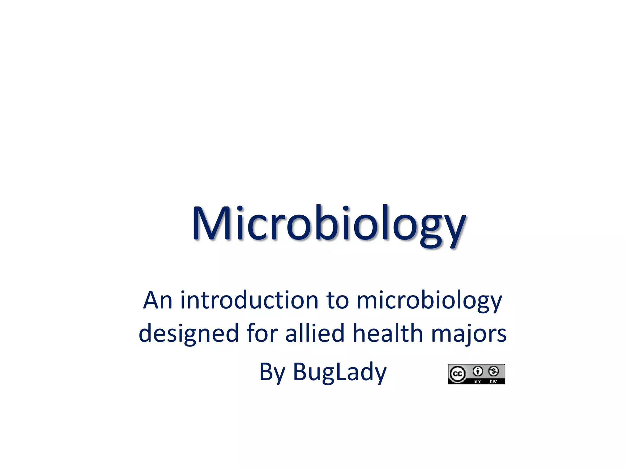 Microbiology for Nursing Students: 1. Introduction to Microbiology | PPTX