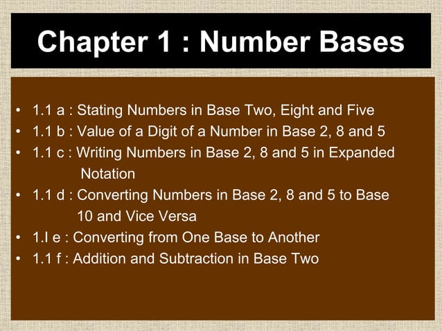 Converting Between Number Bases | PPT