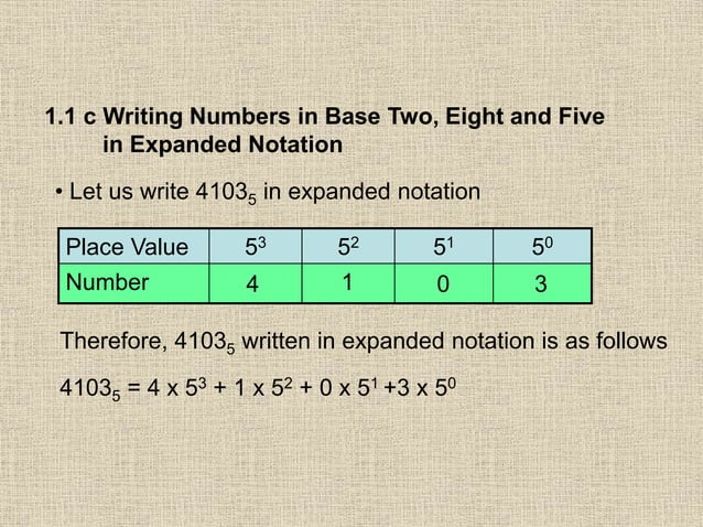 1.0 number bases form 5 | PPT