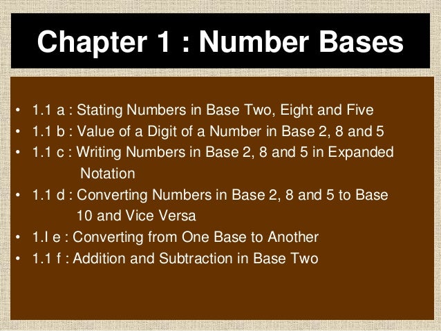 1.0 number bases form 5