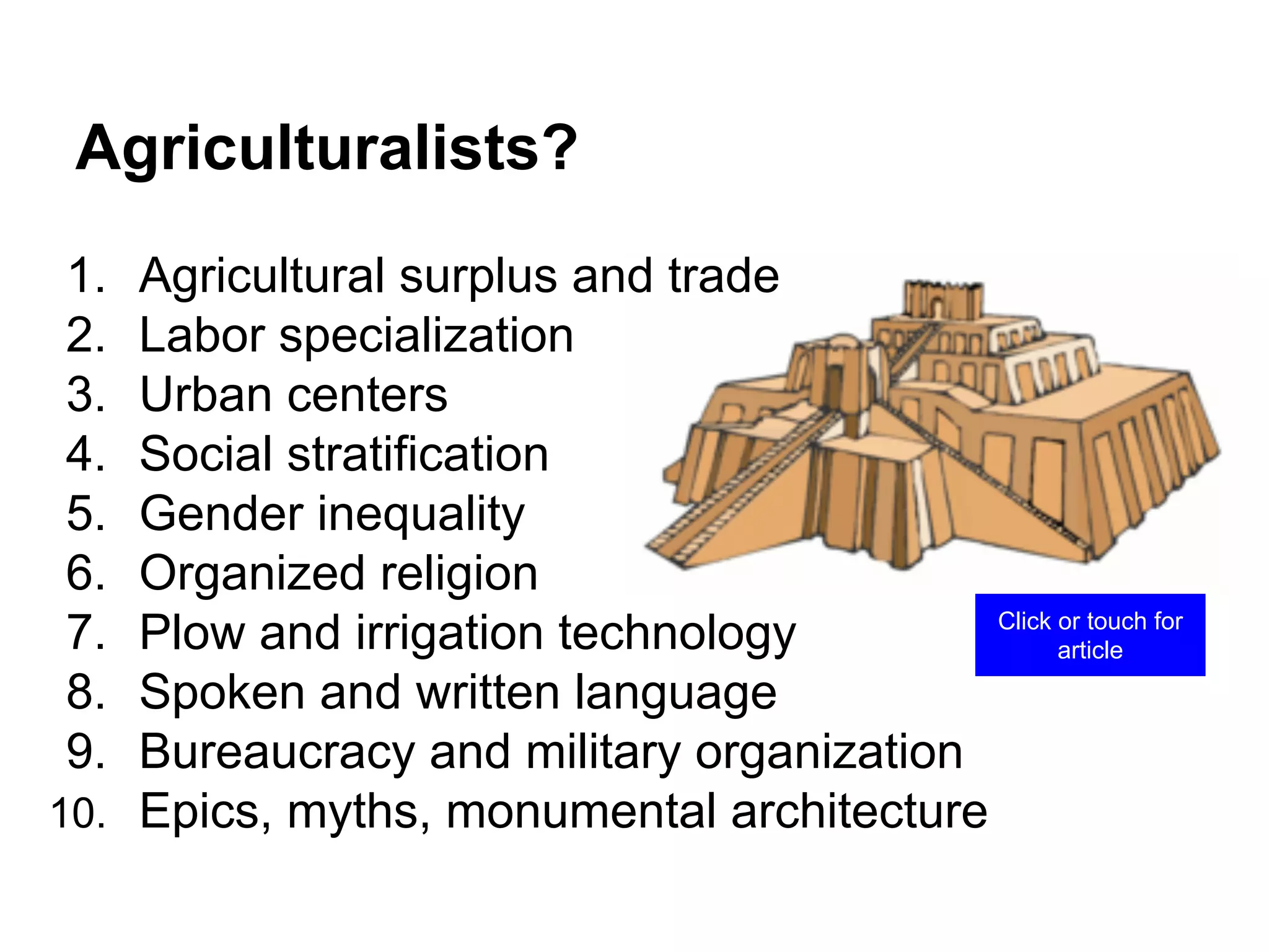 1.2 Neolithic and Agricultural Revolutions | PDF