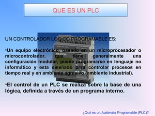 Introducción Controlador Lógico Programable master | PPT | Computing | Technology & Computing