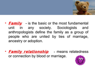 1. family relation | PPT
