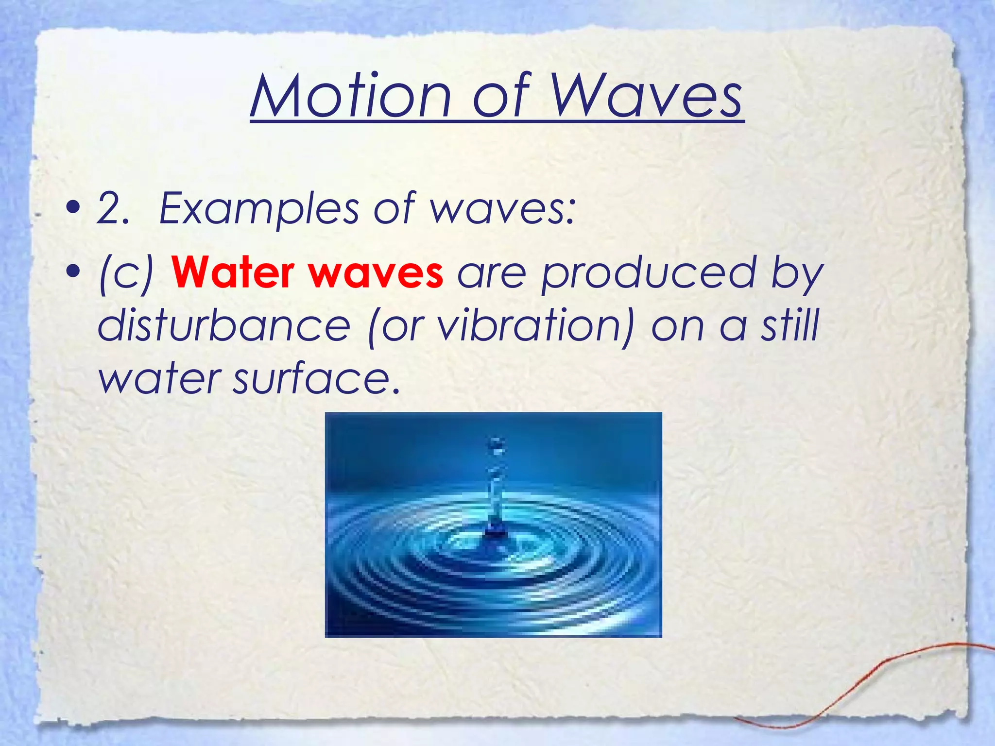 Waves - IGCSE physics | PPT