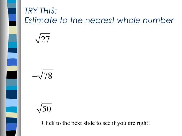 1.2 Irrational Numbers ppt | PPT | Physics | Science