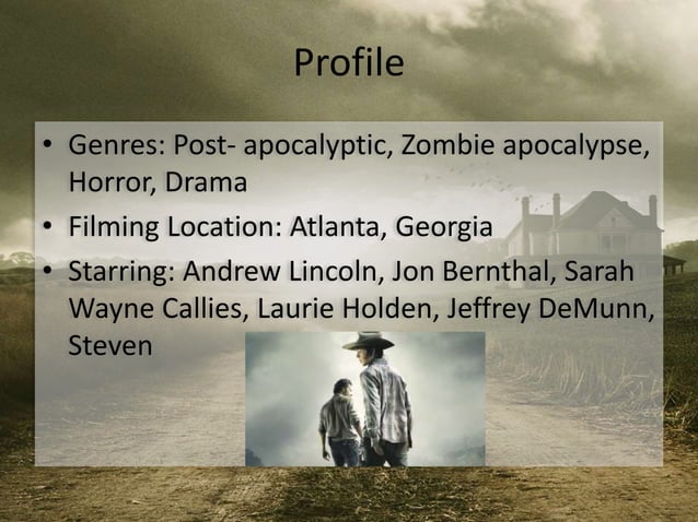 The Walking Dead | PPTX | Television | Entertainment