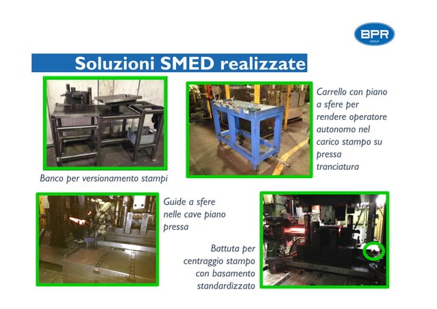 Premio Lean 2013 BPR Group - SMED - Bertoni Forgiati | PPT