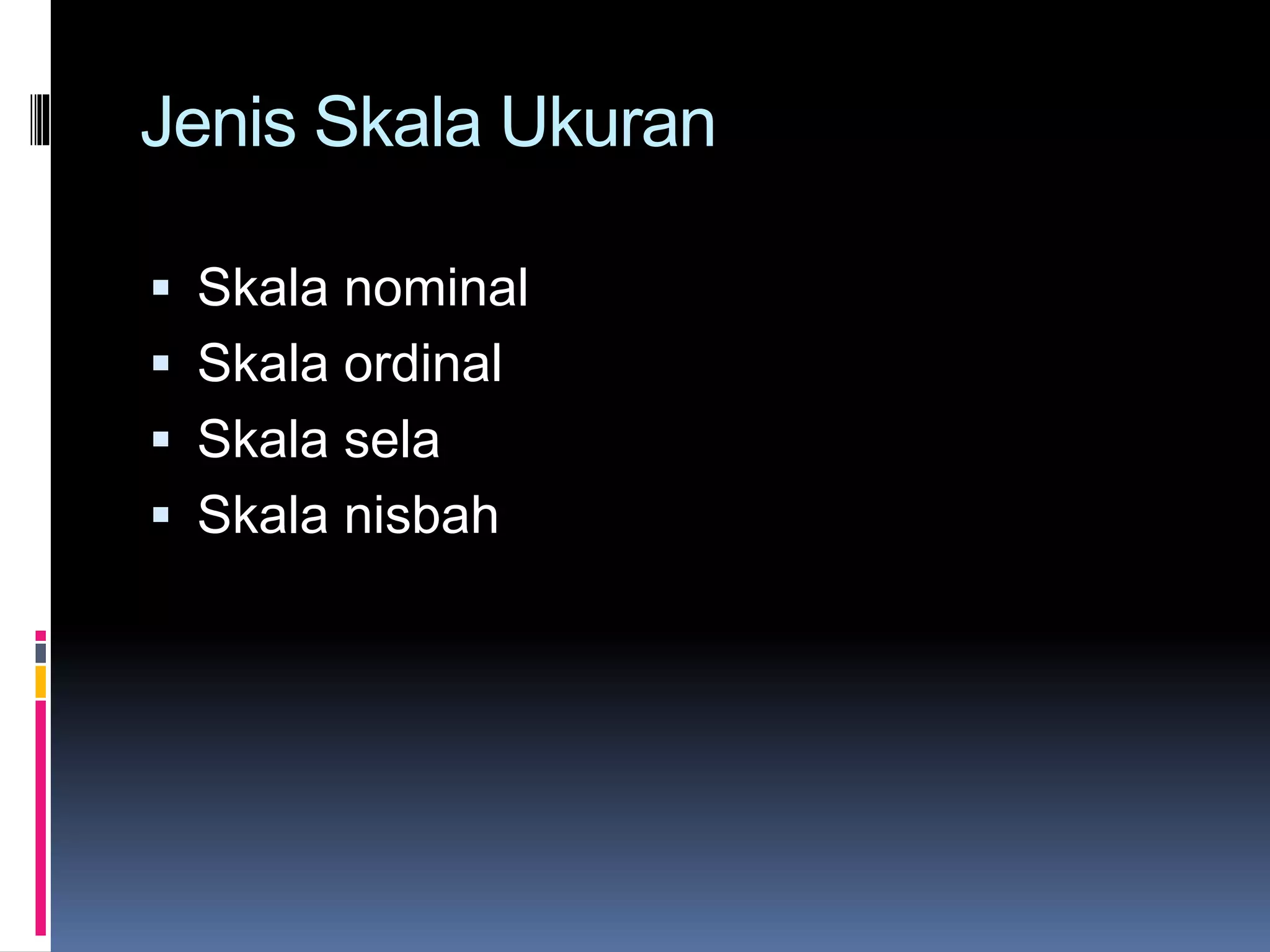 1. konsep pengukuran dan skala pengukuran | PPTX